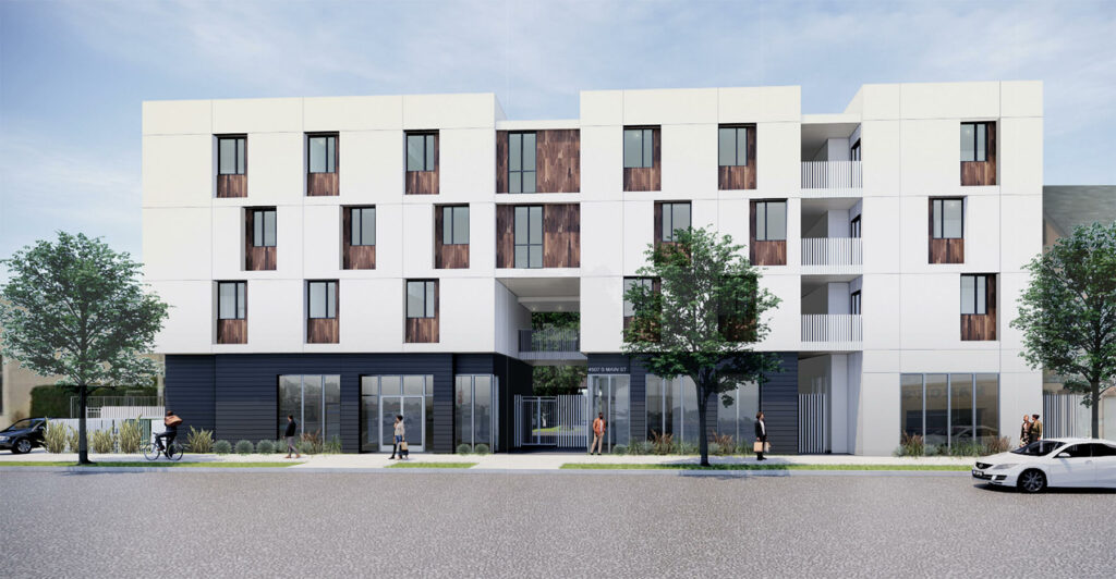 Four-story, 61-unit supportive housing complex planned at 4507 S. Main ...